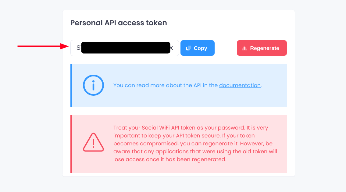 Authentication - Social WiFi API